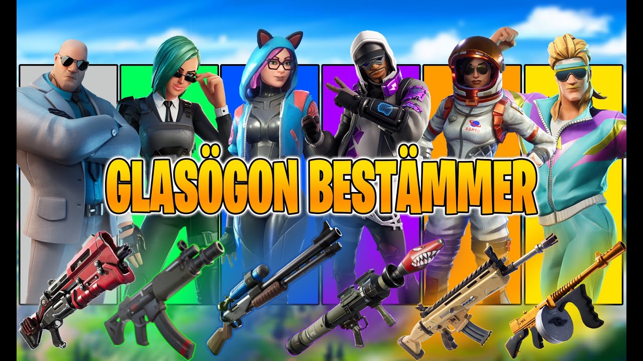 GLASÖGON BESTÄMMER MINA VAPEN I FORTNITE - YouTube