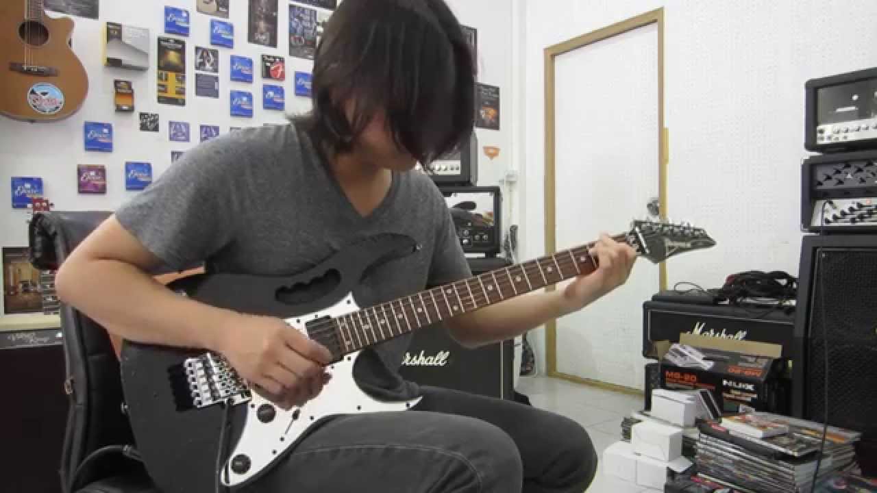 Ibanez Jem 7DBK Guitar Clean Sound - YouTube