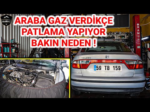 ARABA BENZİNDE TEKLİYOR | ROLANTİ DALGALANMASI | GAZA BASINCA GAZ YEMİYOR! (Seat Toledo 1.8 Motor)