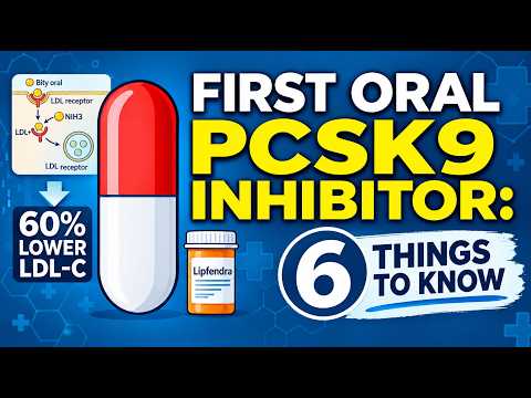 FIRST ORAL PCSK9 INHIBITOR (Lipfendra)-  6 THINGS TO KNOW
