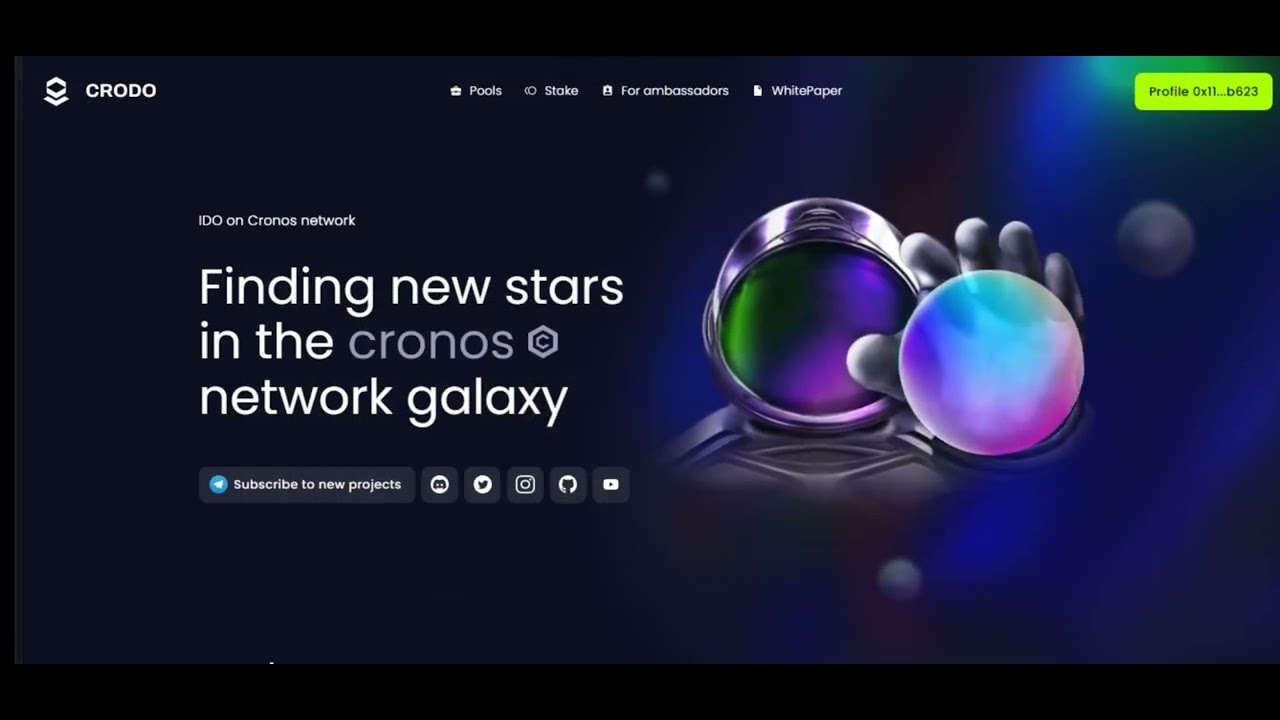 Соціальні мережі IDO платформи CrOdo.io - YouTube