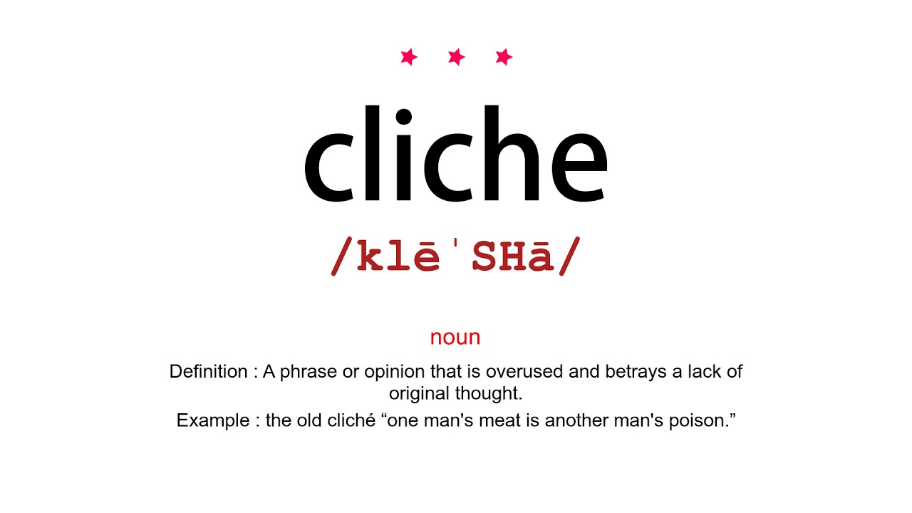 How to pronounce cliche - Vocab Today - YouTube