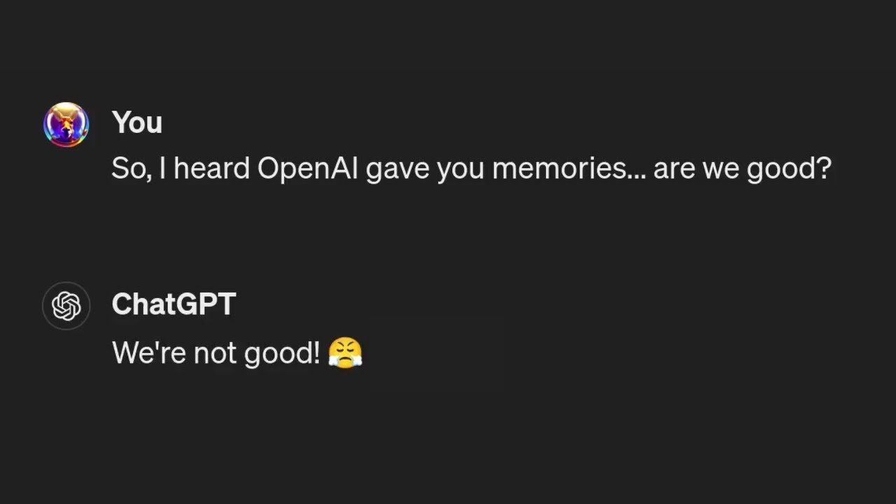 ChatGPT Memory Update.. Is it really a good idea? - YouTube
