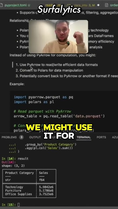 Polars Pyarrow How To Use Them Together Surfalytics Dmitryanoshin Polars Python