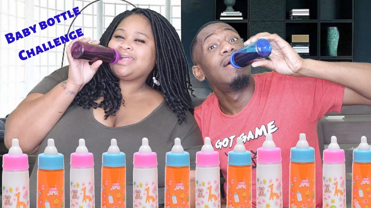 BABY BOTTLE CHALLENGE | ASMR | FOOD FUSION | - YouTube