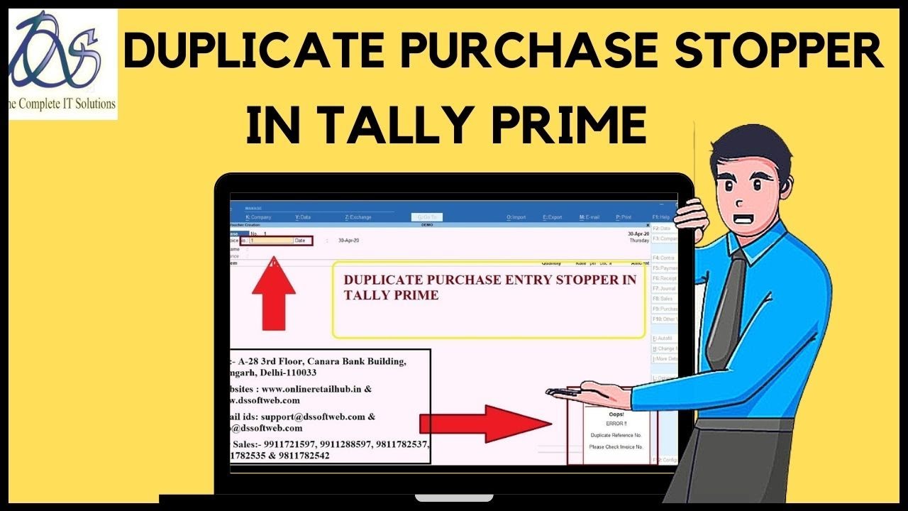 DUPLICATE PURCHASE STOPPER IN TALLY PRIME YouTube DUPLICATE PURCHASE STOPPER IN TALLY PRIME YouTube