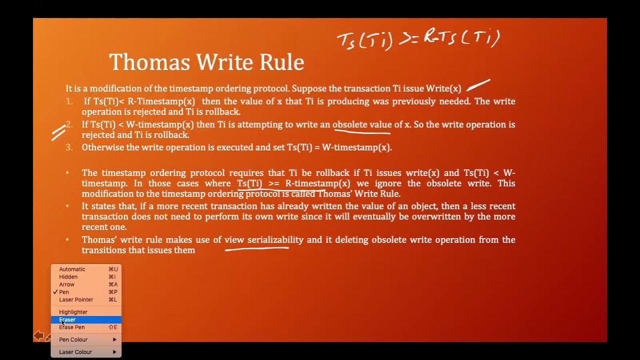 Thomas Write Rule | Lecture - 43 - YouTube