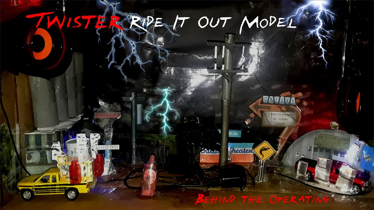 Twister Ride It Out Model Behind the Operating (2019) - YouTube
