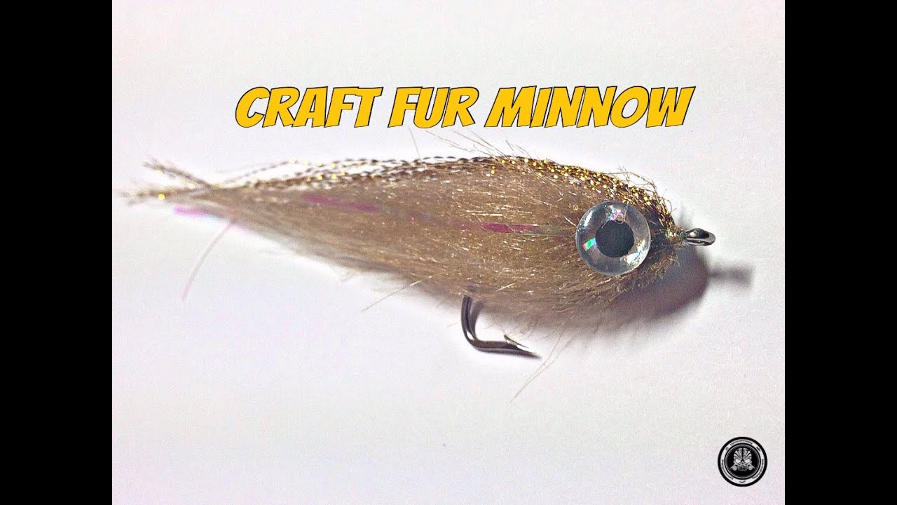 fly tying CRAFT FUR MINNOW por Jorge G - YouTube