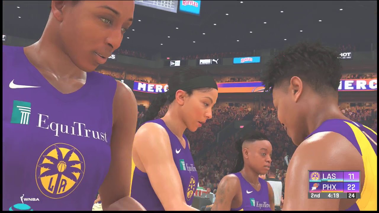(NBA 2K20) WNBA First Look Gameplay WNBA (Los Angeles Sparks vs Phoenix ...