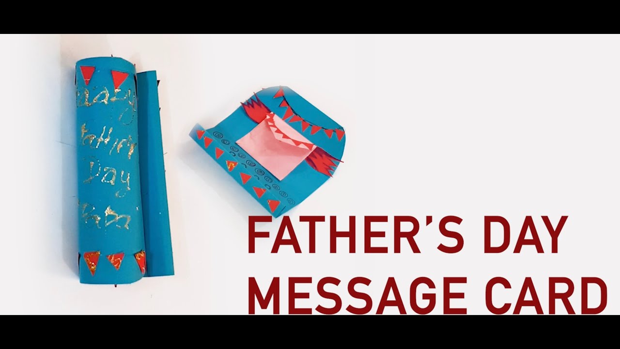 Learn how to make Father's day Card. - YouTube