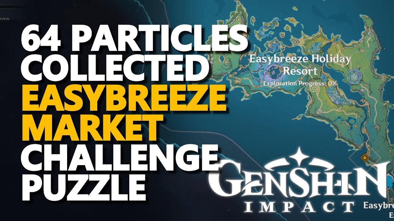 64 Particles Collected Easybreeze Market Challenge Puzzle Genshin Impact - YouTube