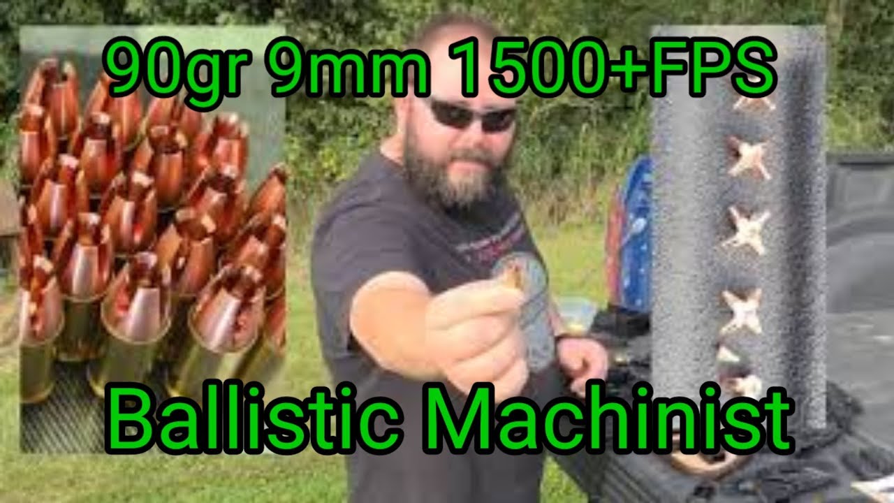 Velocity and gel testing of my 90gr 9mm - YouTube