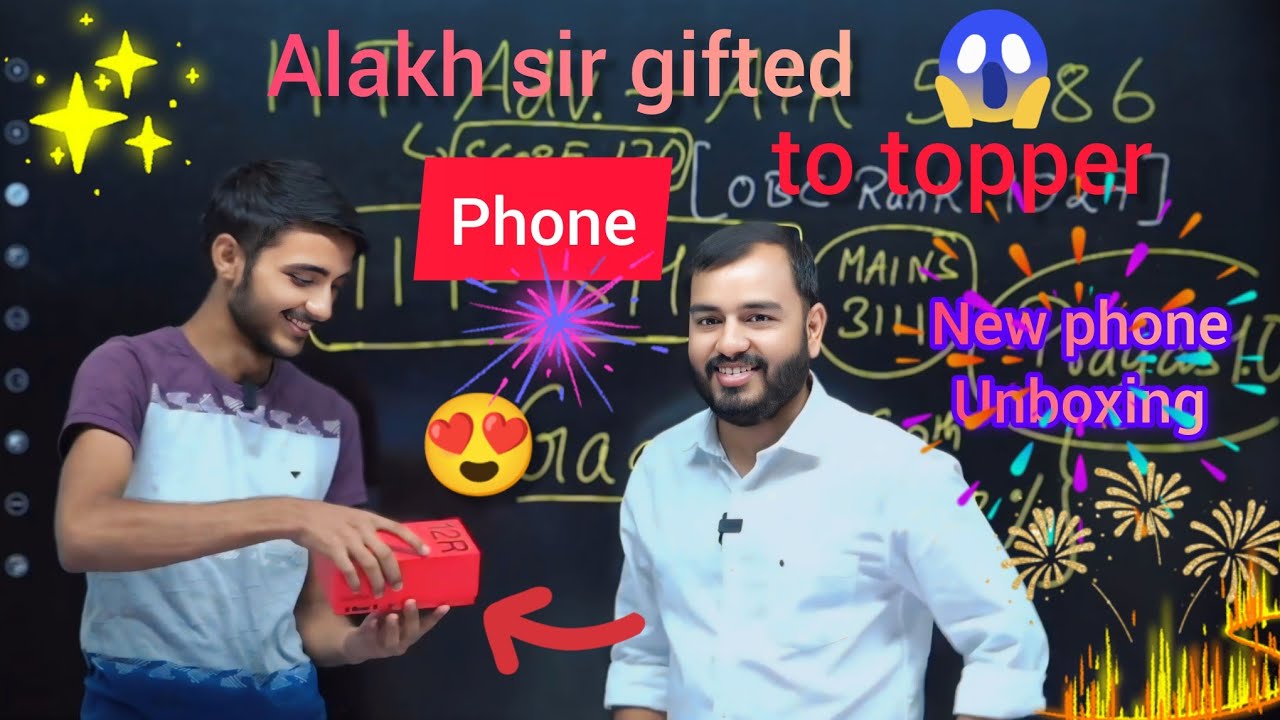 😱pw gift for jee topper 🔥🤯 | Alakh sir with iit topper?|pw motivation ...