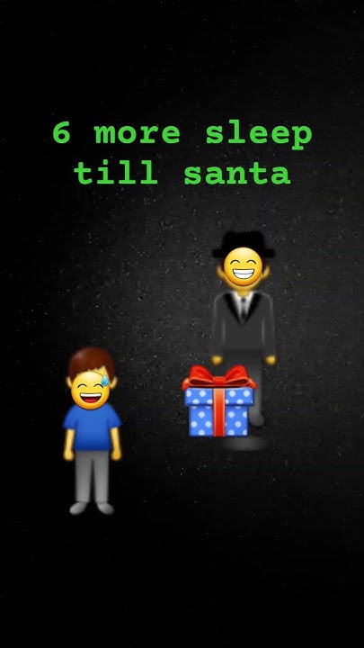 Only Six More Sleep Till Christmas Is Here Guys 2023 Christmas Youtube