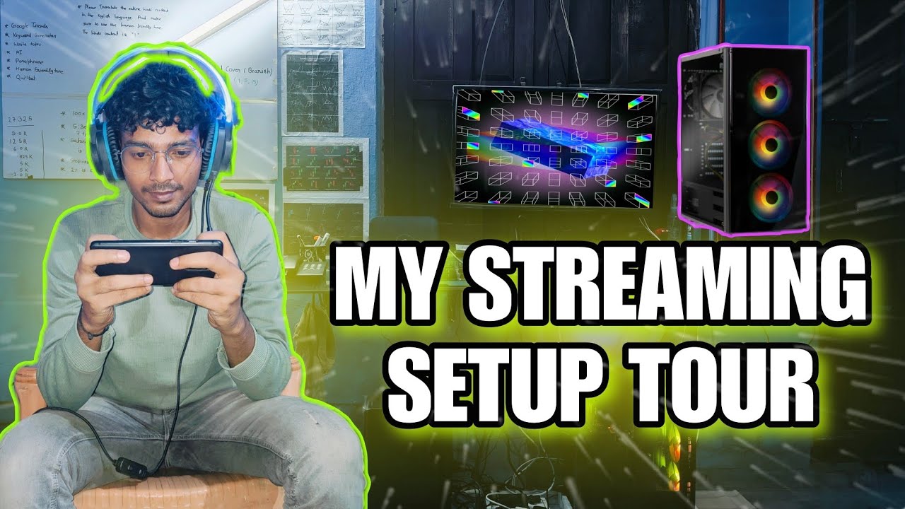 BUDGET STREAMING SETUP ..FULL TOUR .. - YouTube