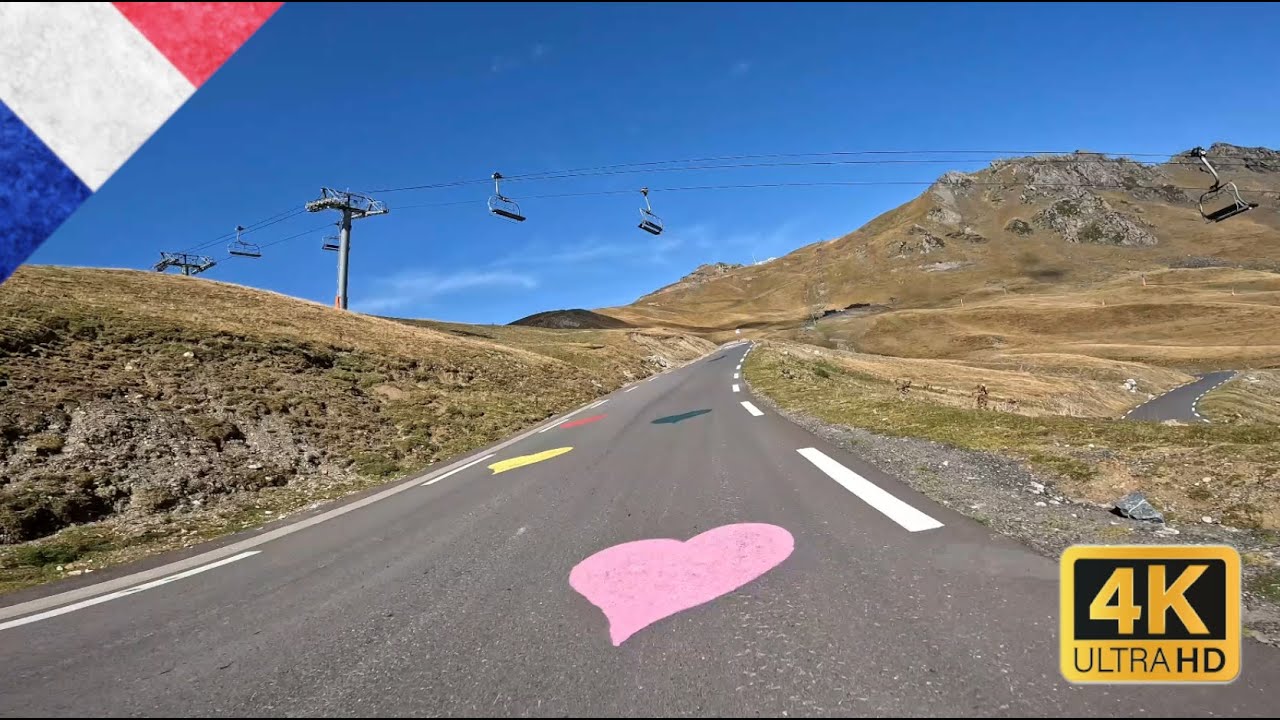[4K] Col du Tourmalet: Riding the Tour de France Legend in the French ...