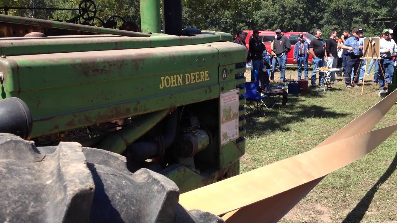 John Deere A Prony Brake Run - YouTube