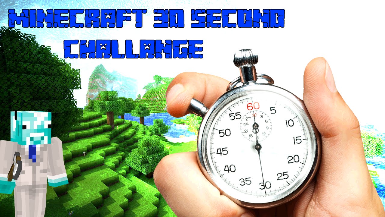 Minecraft | THE 30 SECONDS CHALLENGE (Custom Map) - YouTube