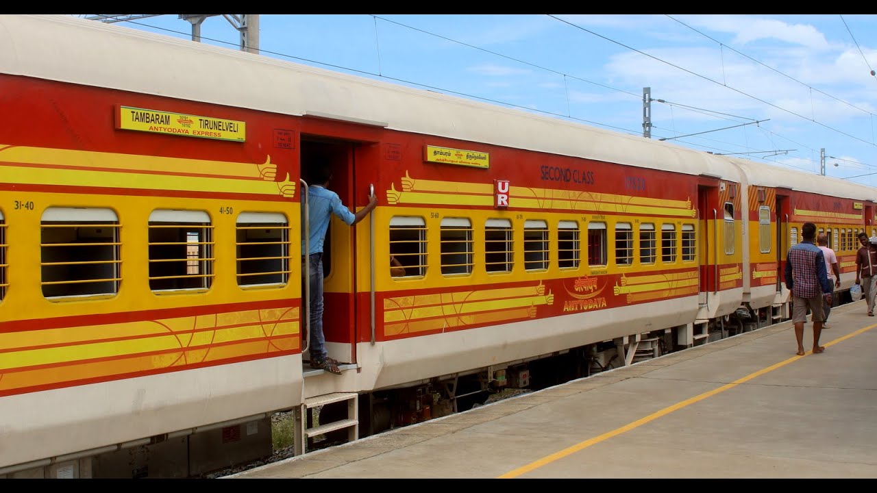 Short Journey On Board Antyodaya Express | India's Only Daily Antyodaya ...