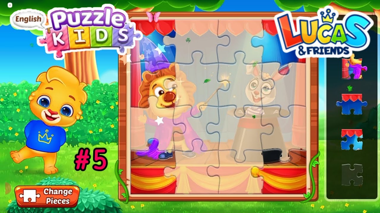 Puzzle Kids : Lucas & Friends Part 5 #gaming #kids #puzzle - YouTube