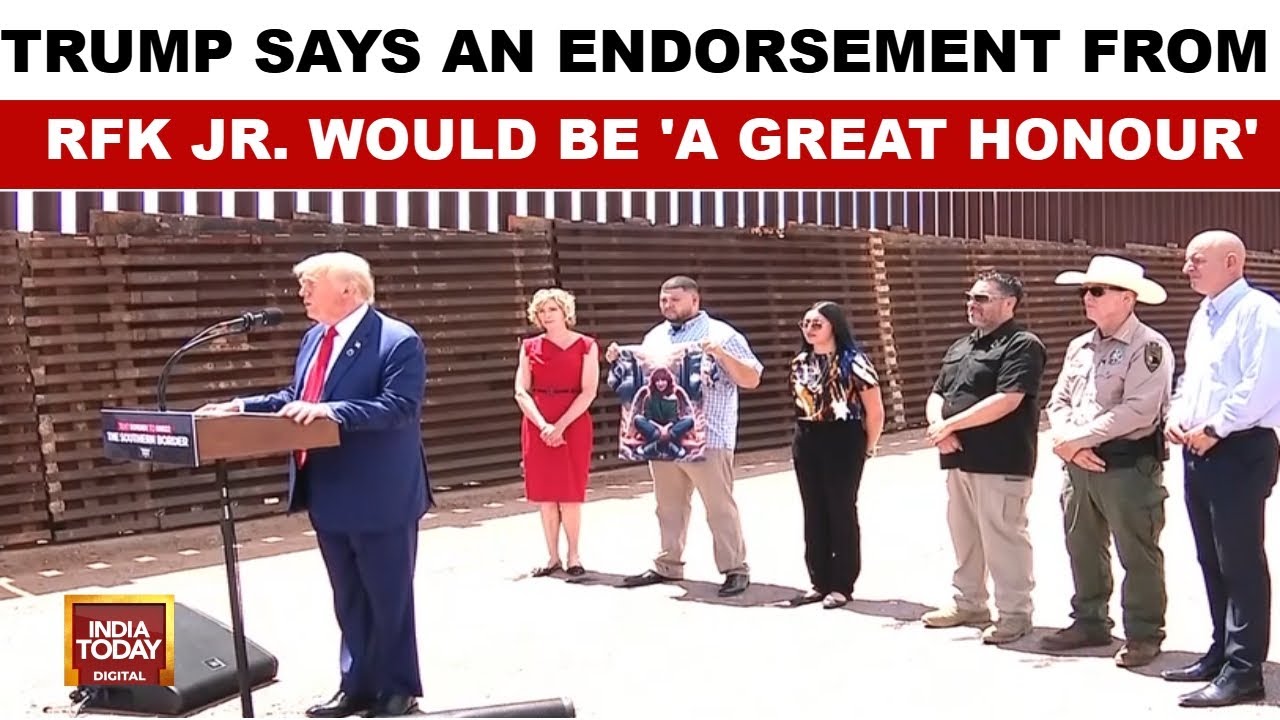 Trump Says An Endorsement From RFK Jr. Would Be 'A Great Honour' - YouTube