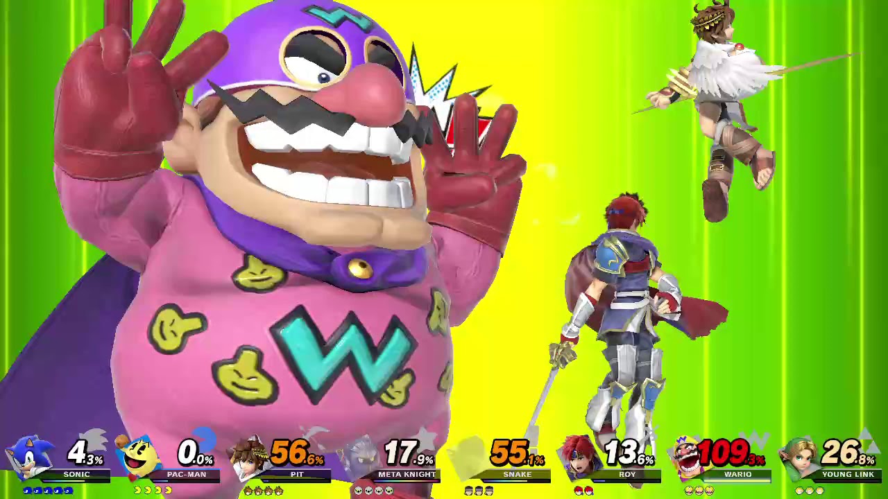 Super Smash Bros. Ultimate (Pac-Man 8 Player Smash) - YouTube
