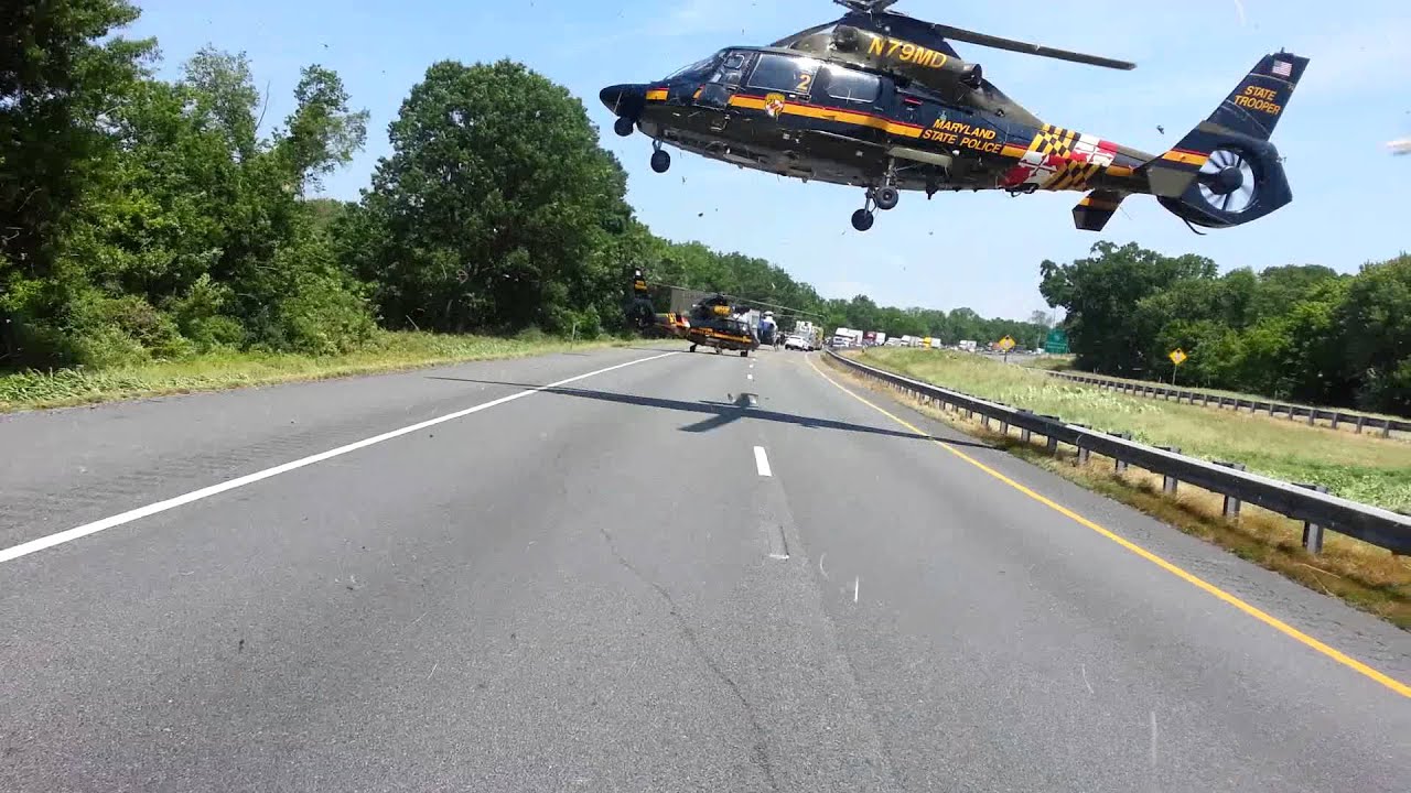 Msp trooper 2 landing 81 north md - YouTube