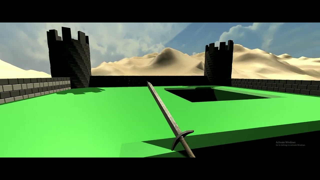 Learning Unity Physics and building a castle in blender. - YouTube