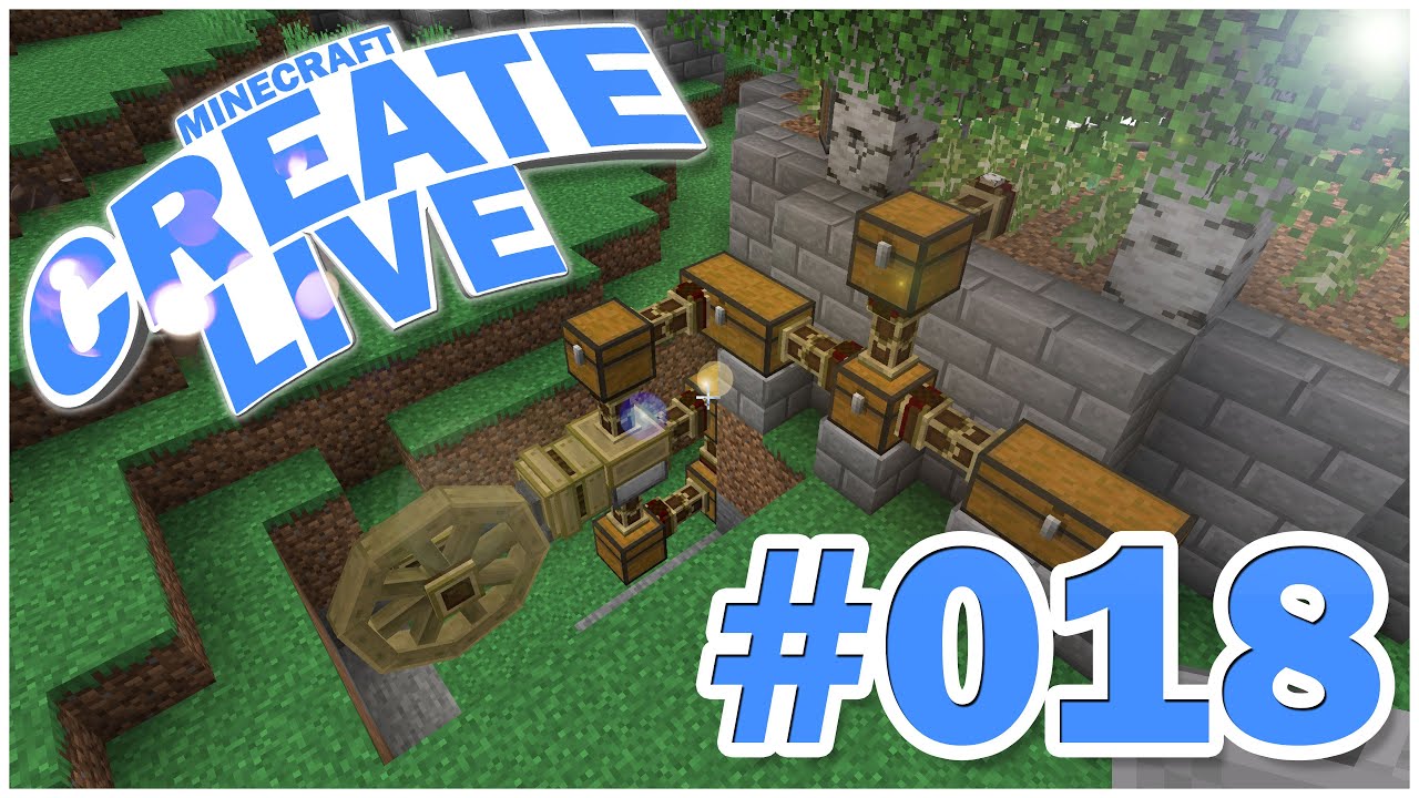 NEUE ENERGIEVERSORGUNG - 🛠 MINECRAFT CREATE LIVE #018 [GERMAN GAMEPLAY ...