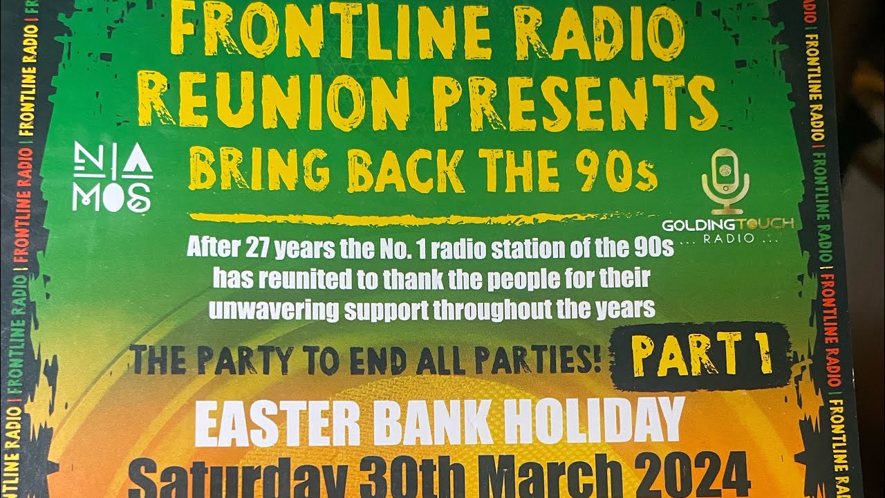FRONTLINE RADIO REUNION 30TH MARCH 2024 - YouTube