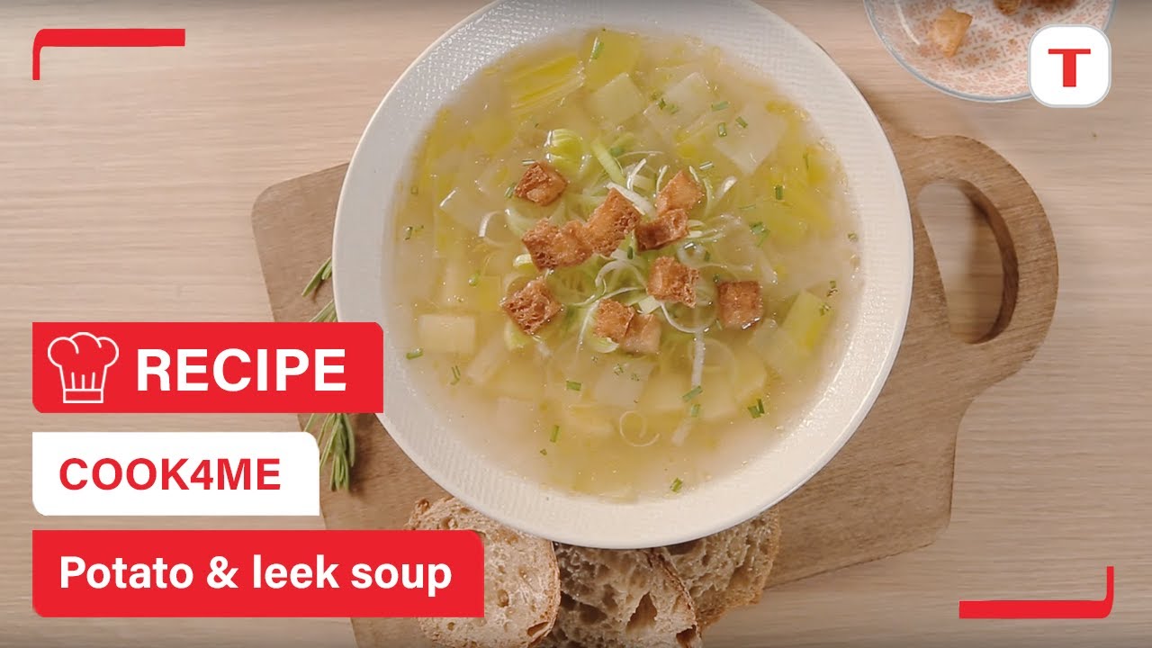 Potato & Leek soup recipe with your Cook4Me | Tefal - YouTube