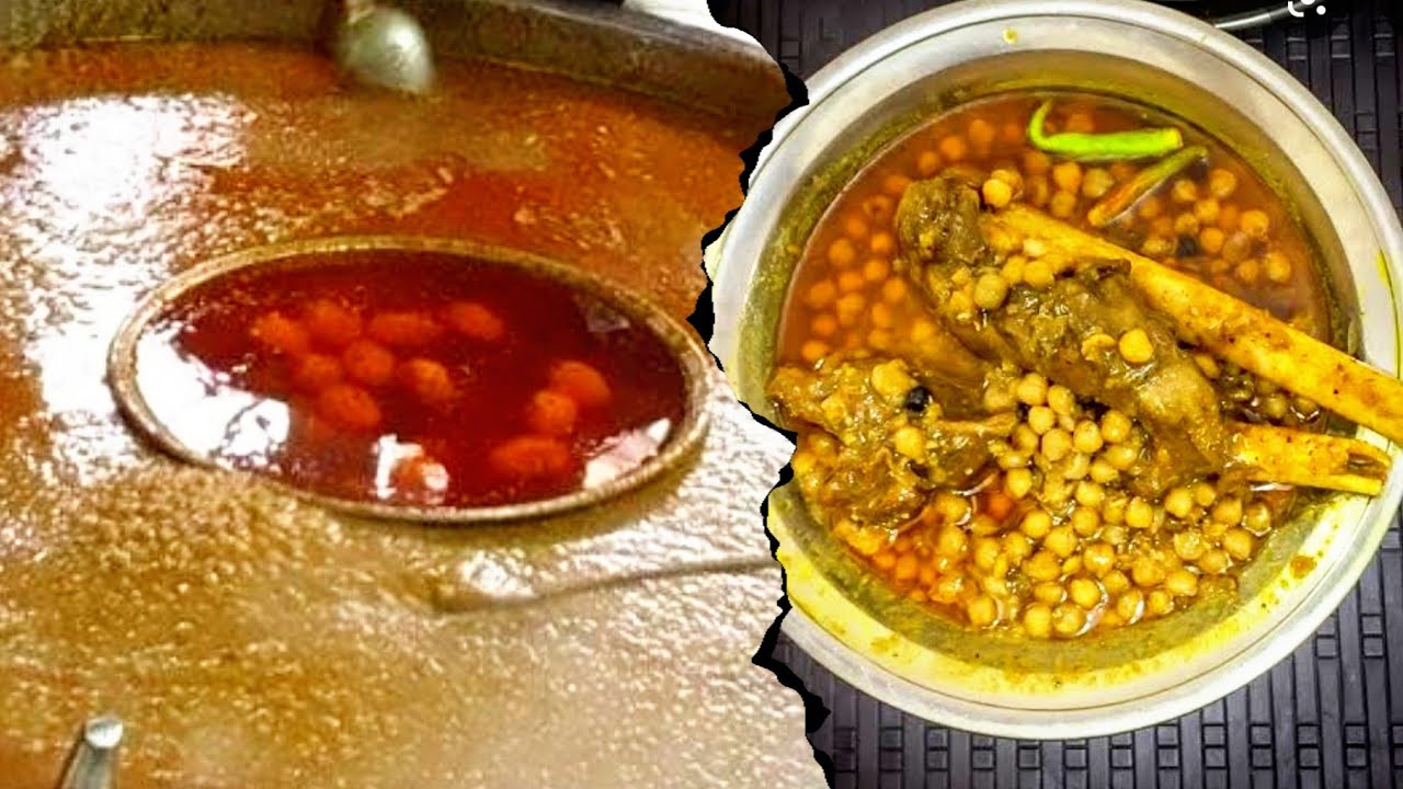 Mohsin Mutton Chanay And Bong Paye | Lahore Best Naan Chana | Eiddon ...
