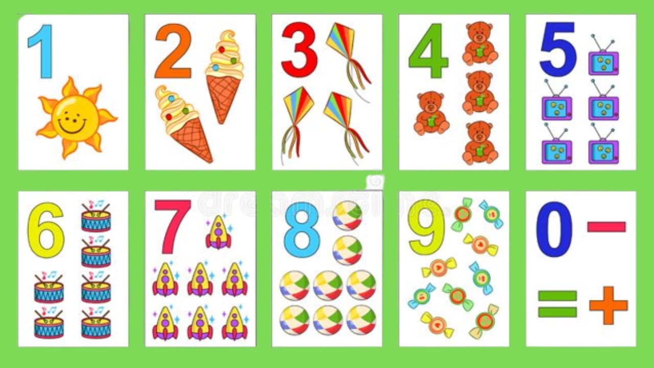 let's start counting with count different things . educational video ...
