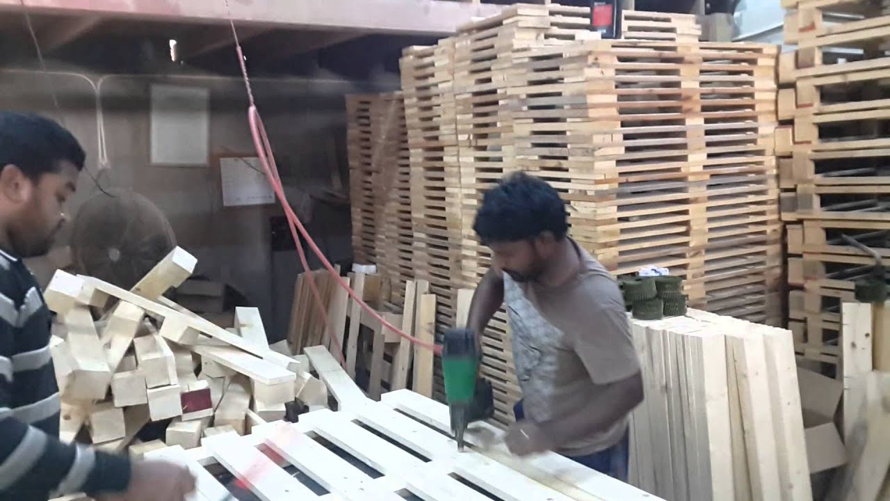 how make fastest wood palate - YouTube