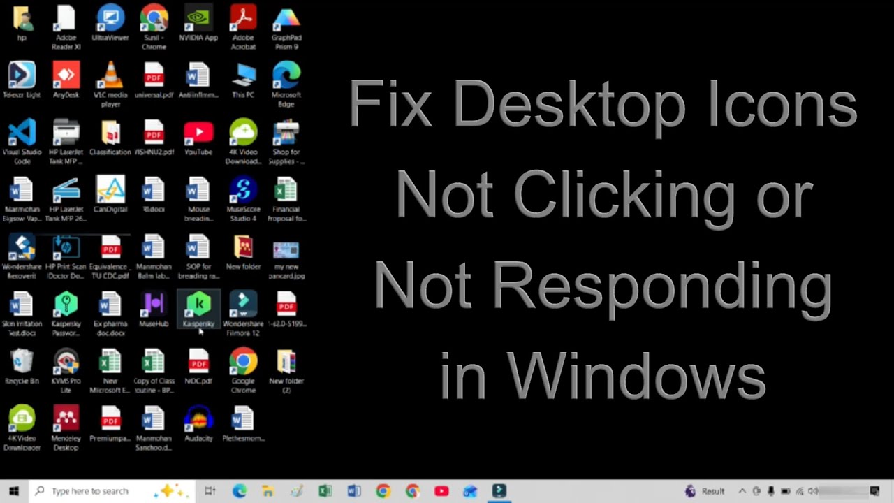 Stuck Desktop Icons in Windows? Easy Fix for Unresponsive Links & Tabs ...