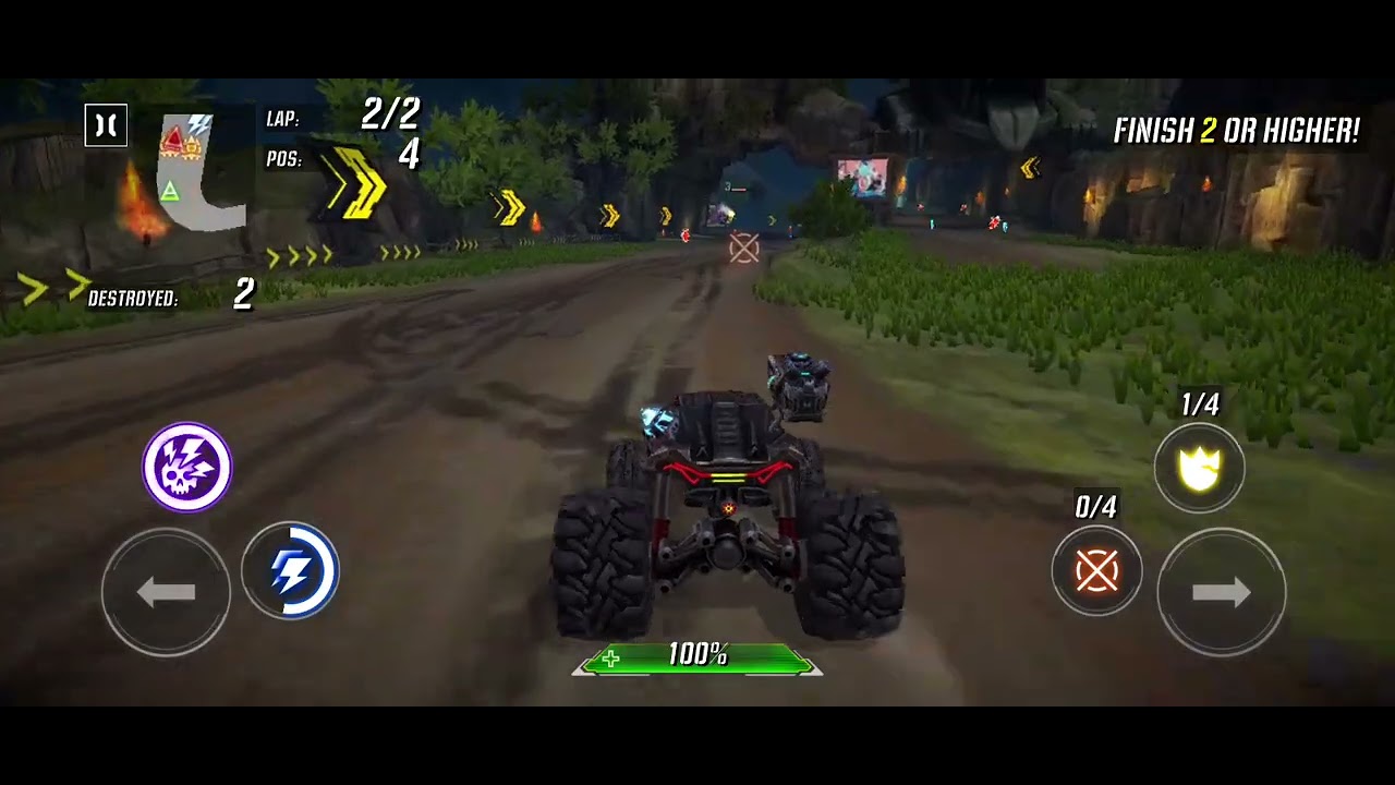 THE BATTLE ROYALE RACING GAME I Monster Truck Stunt - YouTube