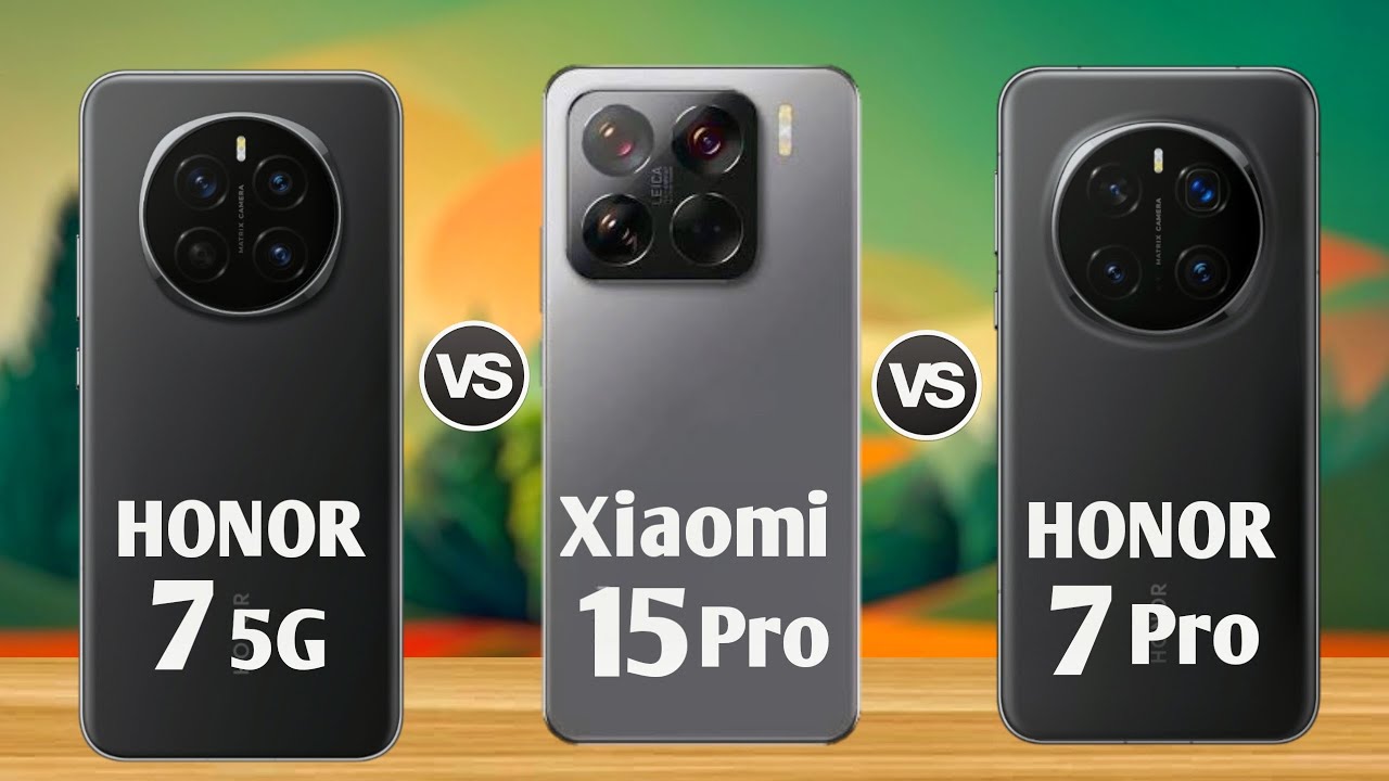 Xiaomi 15 Pro Vs Honor 7 Vs Honor magic 7 Pro Reviews - YouTube