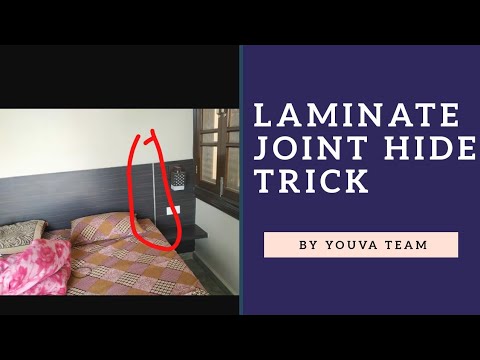LAMINATE JOINT HIDE TRICK - YouTube