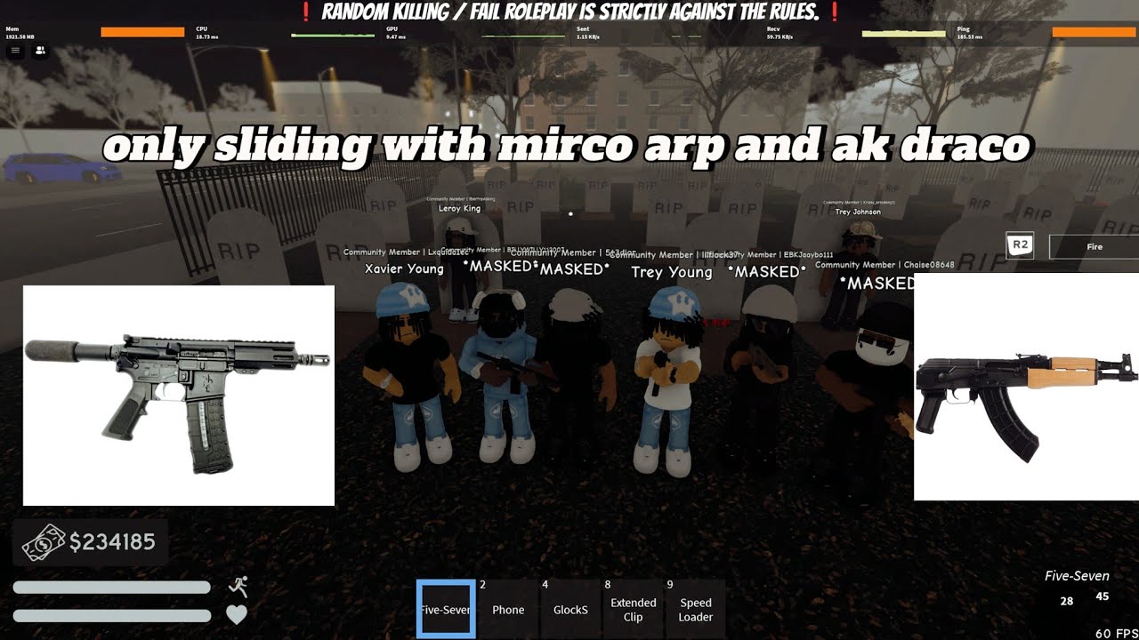 only sliding with a mirco arp and ak draco with my members - YouTube