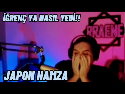 RRANE FASTA BÖCEKLİ SOKAK YEMEKLERİ İZLİYOR - JAPON HAMZA