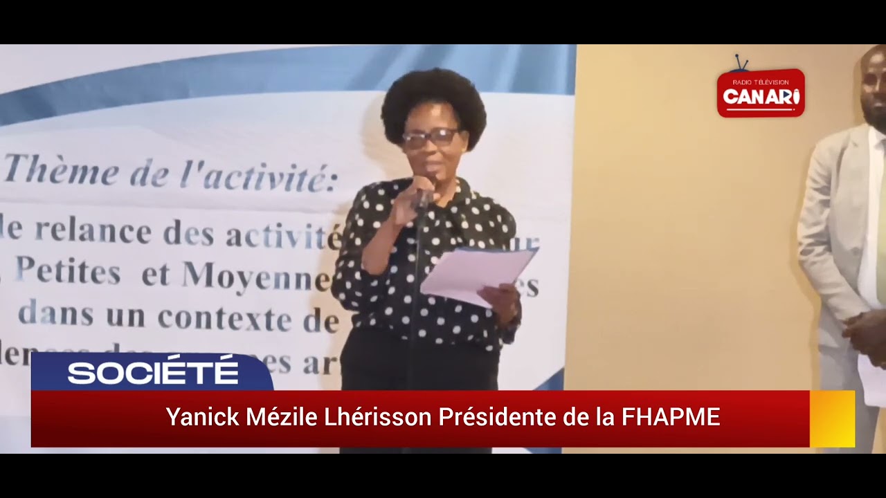 Discours de la présidente de la FHAPME, Yanick Mézile Lhérisson - YouTube