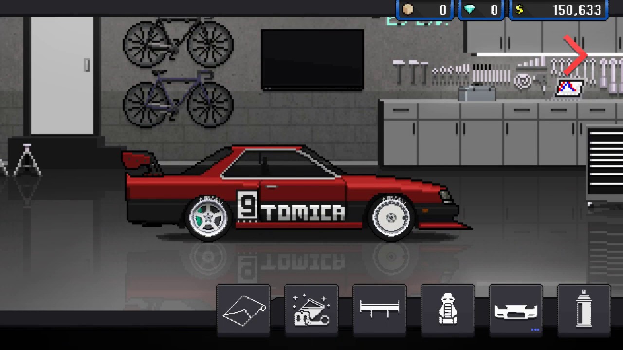 Pixel Car Racer - Custom Decals : Tomica Skyline Super Silhouette Part1 ...