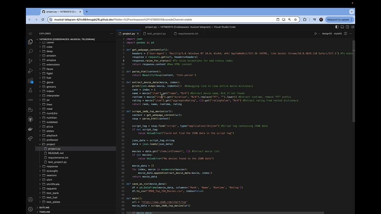 IMDb Web Scraper with Python - YouTube