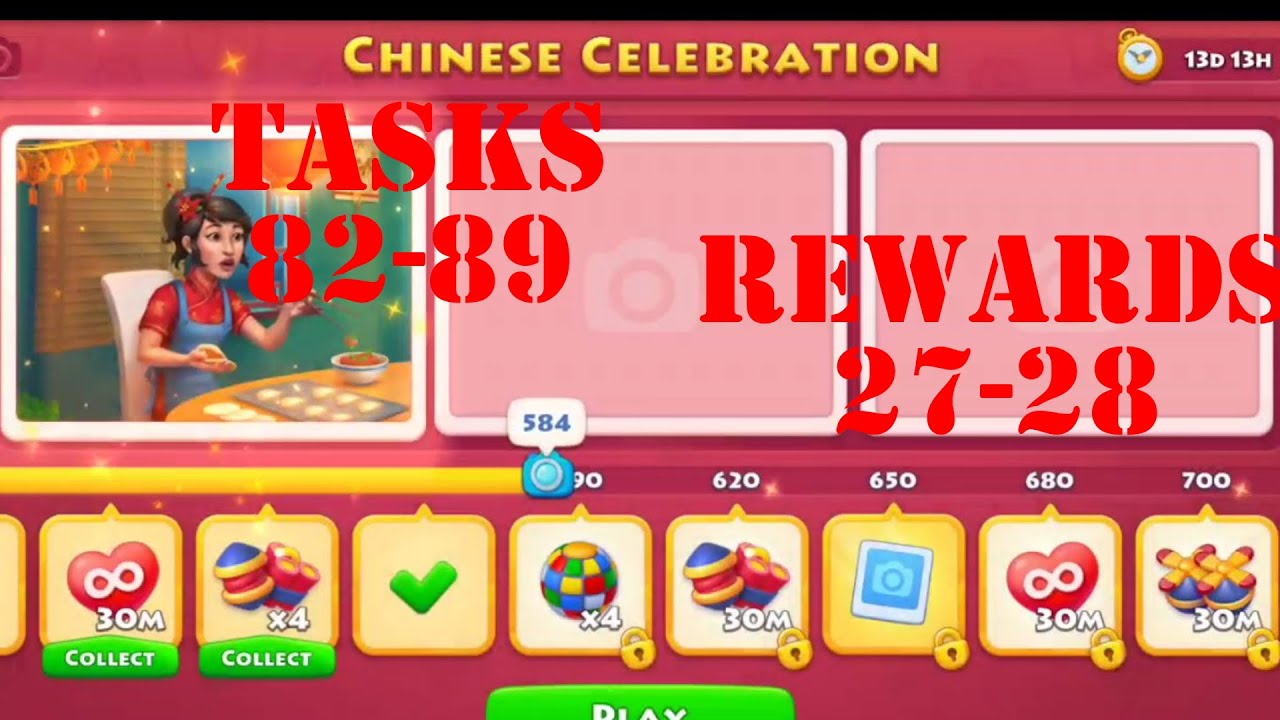 Township - Chinese Celebration | A New Merge Event | Tasks 82-89 ...