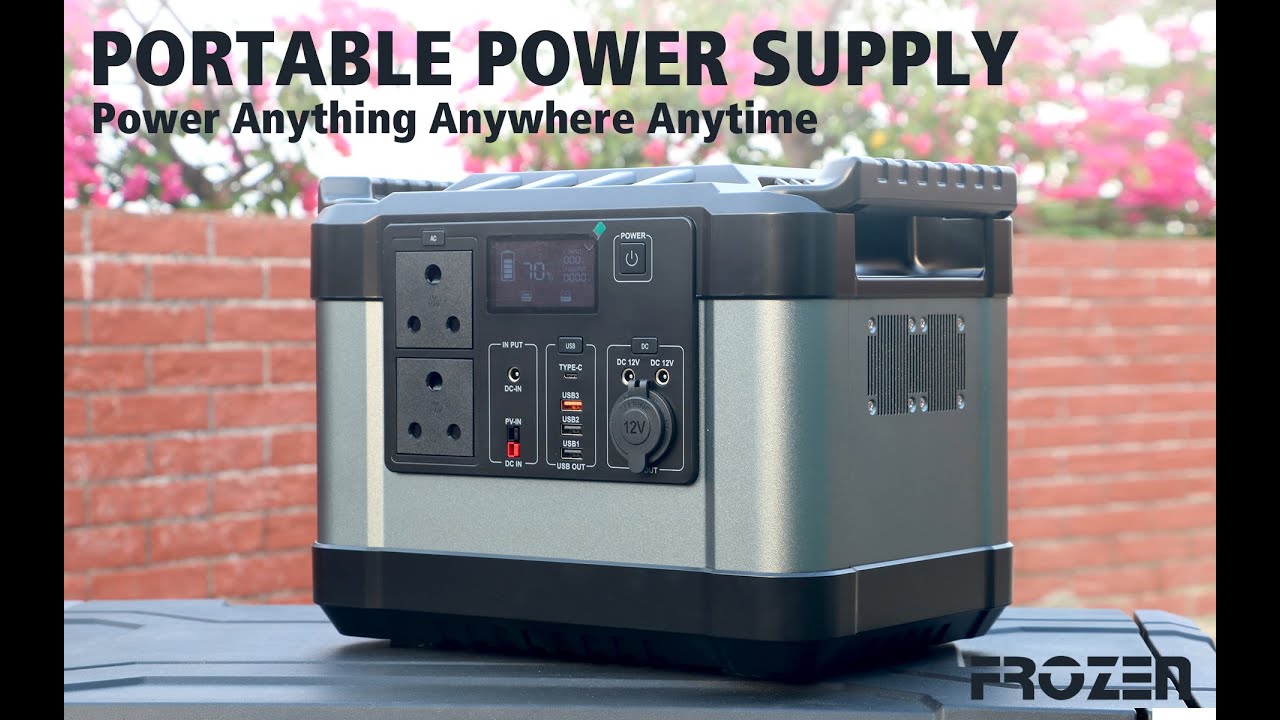 FROZEN portable power supply G1000. Power anything anywhere anytime ...