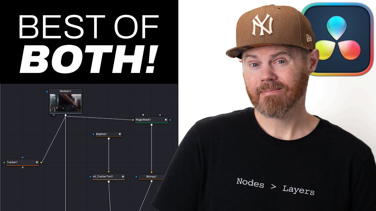 Combine A.I. & Manual Masks TOGETHER in Resolve - YouTube