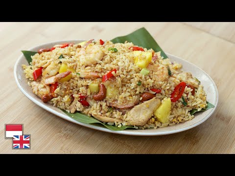 Tanpa Kecap Manis! Resep NASI GORENG NANAS [Khas Thailand]