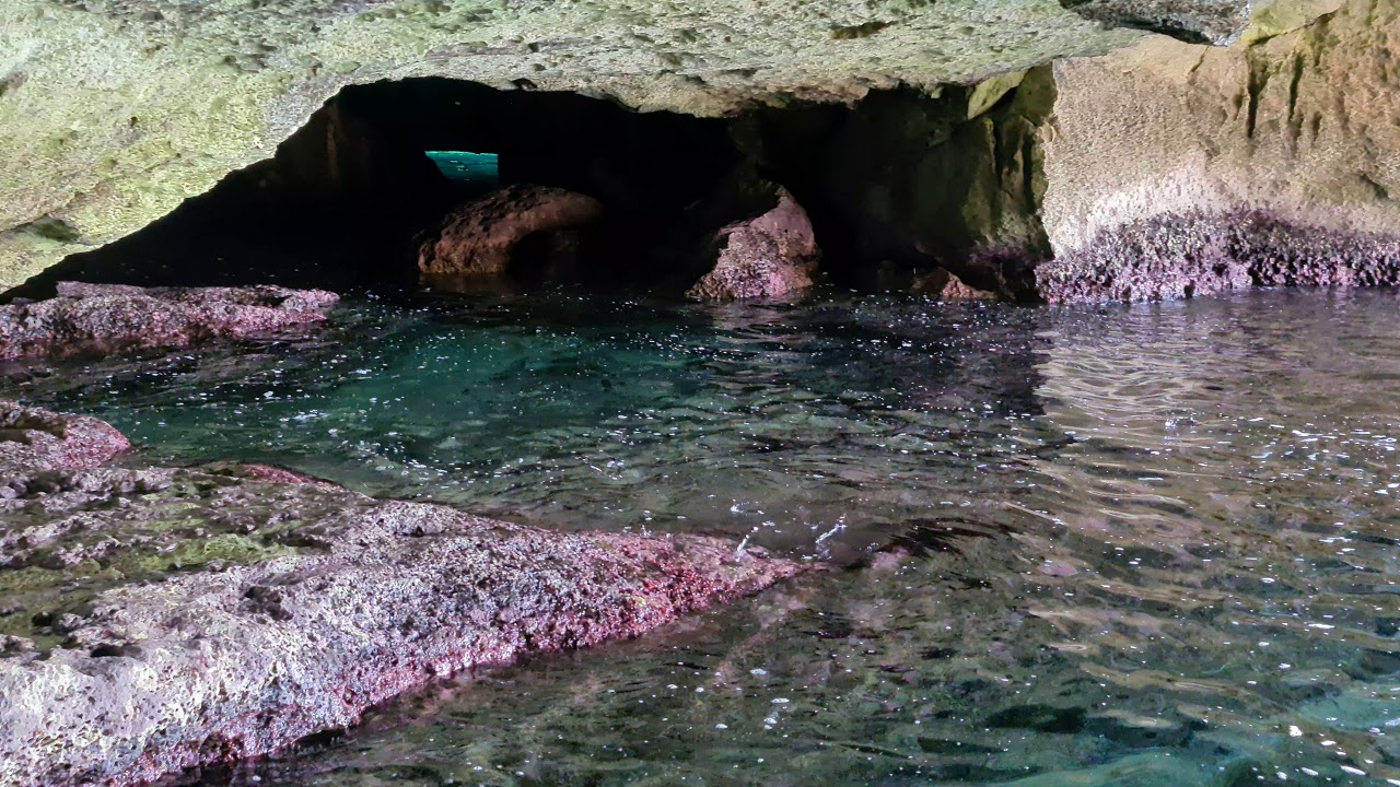 Grotta verde Marina di Andriano 8k. - YouTube