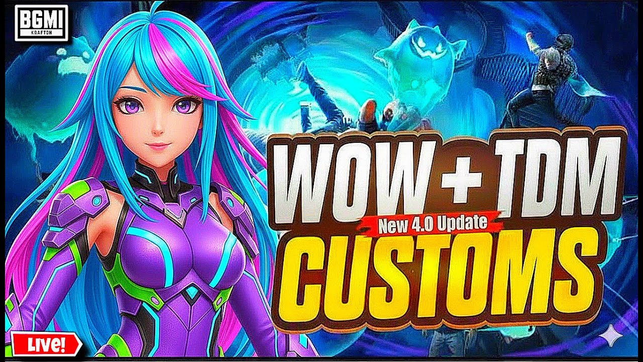 BGMI Custom- Wow Mode + Team Code LIVE | JOIN FAST | TEAMCODE👀 - YouTube